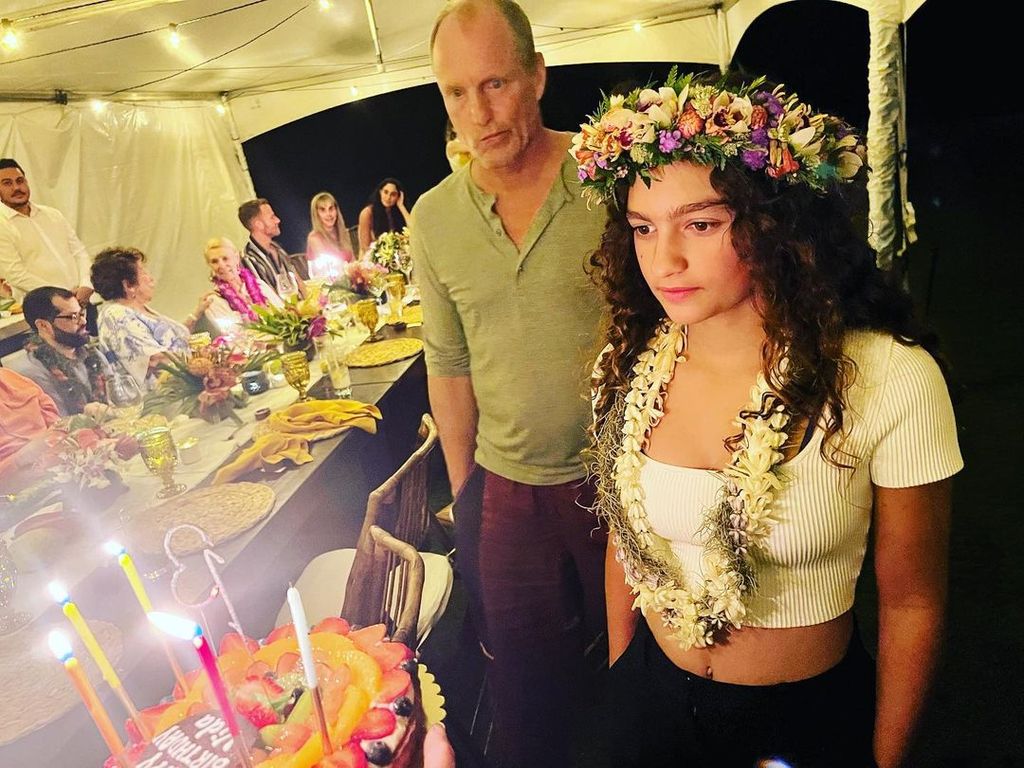 Woody Harrelson Og Familie