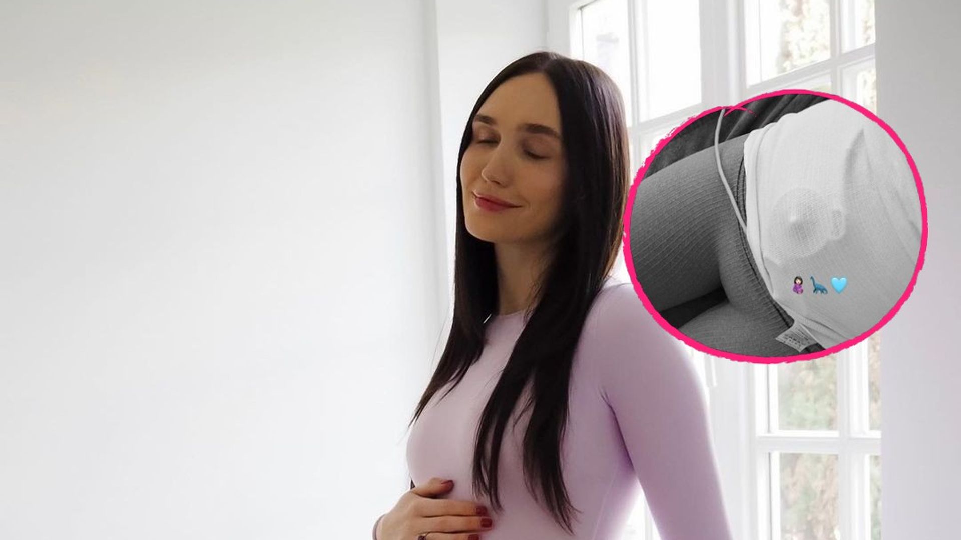 Vorfreude: Anna Adamyan lauscht den Herztönen ihres Babys!