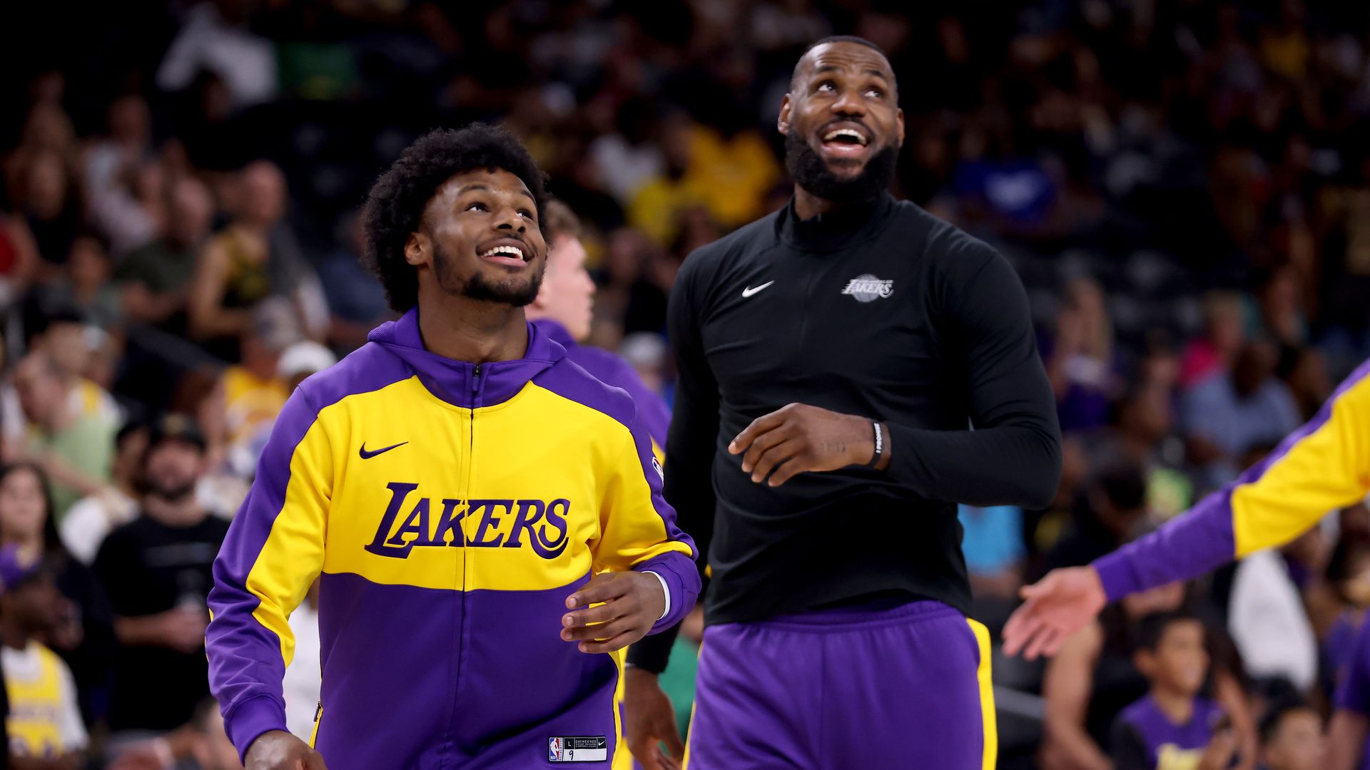 Mit Sohn Bronny zu spielen ist für LeBron James das Größte