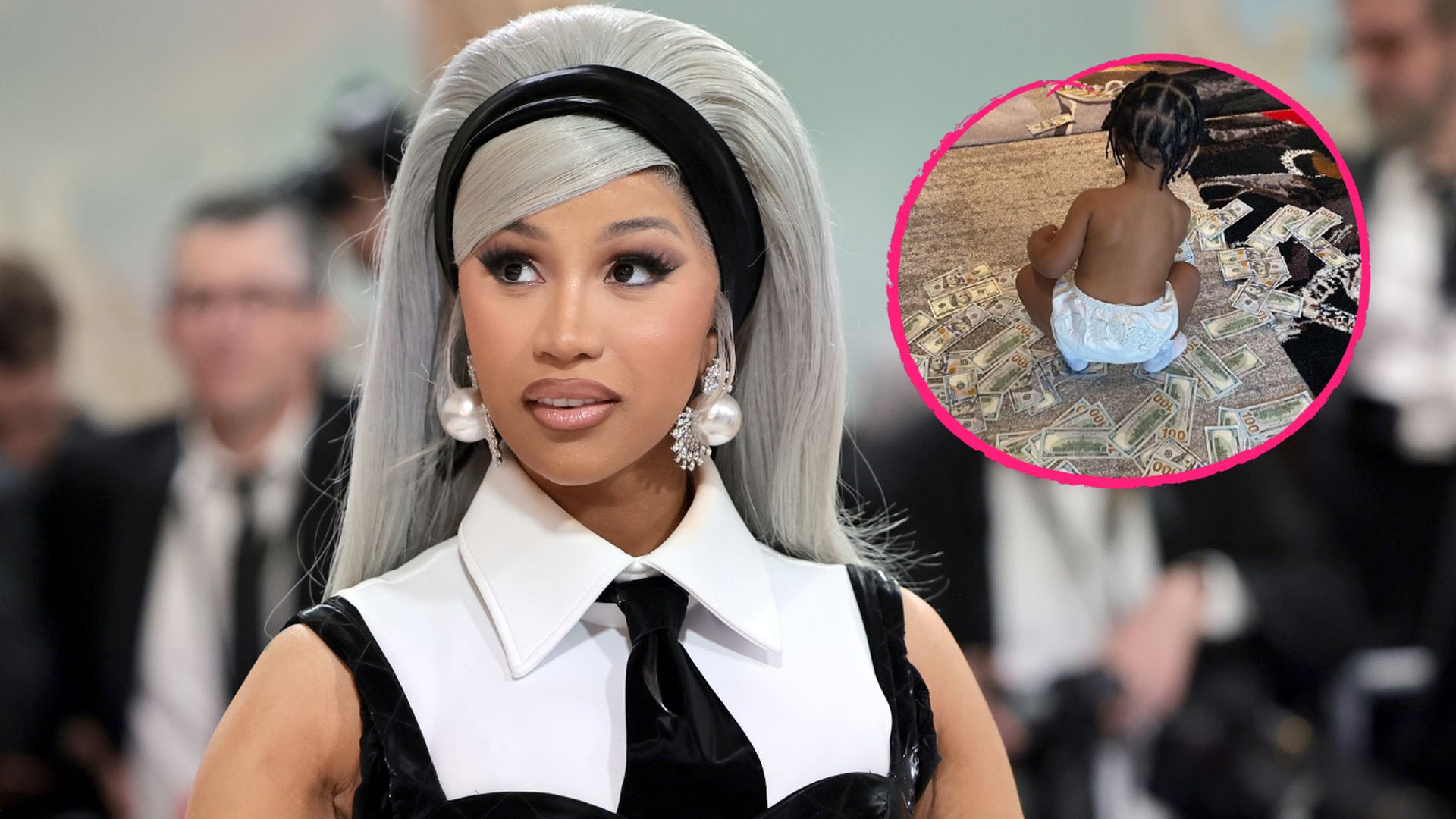 Luxusbaby: Cardi Bs Sohn Wave badet in 100-Dollar-Scheinen!