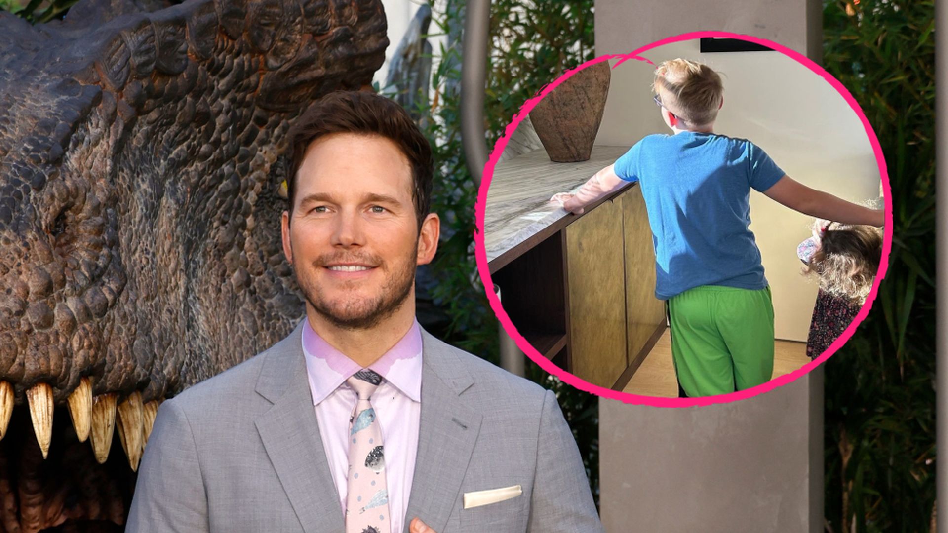Superselten! Chris Pratt zeigt seine Kinder Jack und Lyla