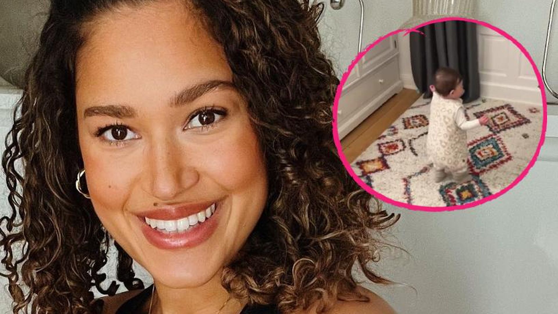 Lovelyn Enebechi stolz: Ihr Sohn macht erste Schritte allein