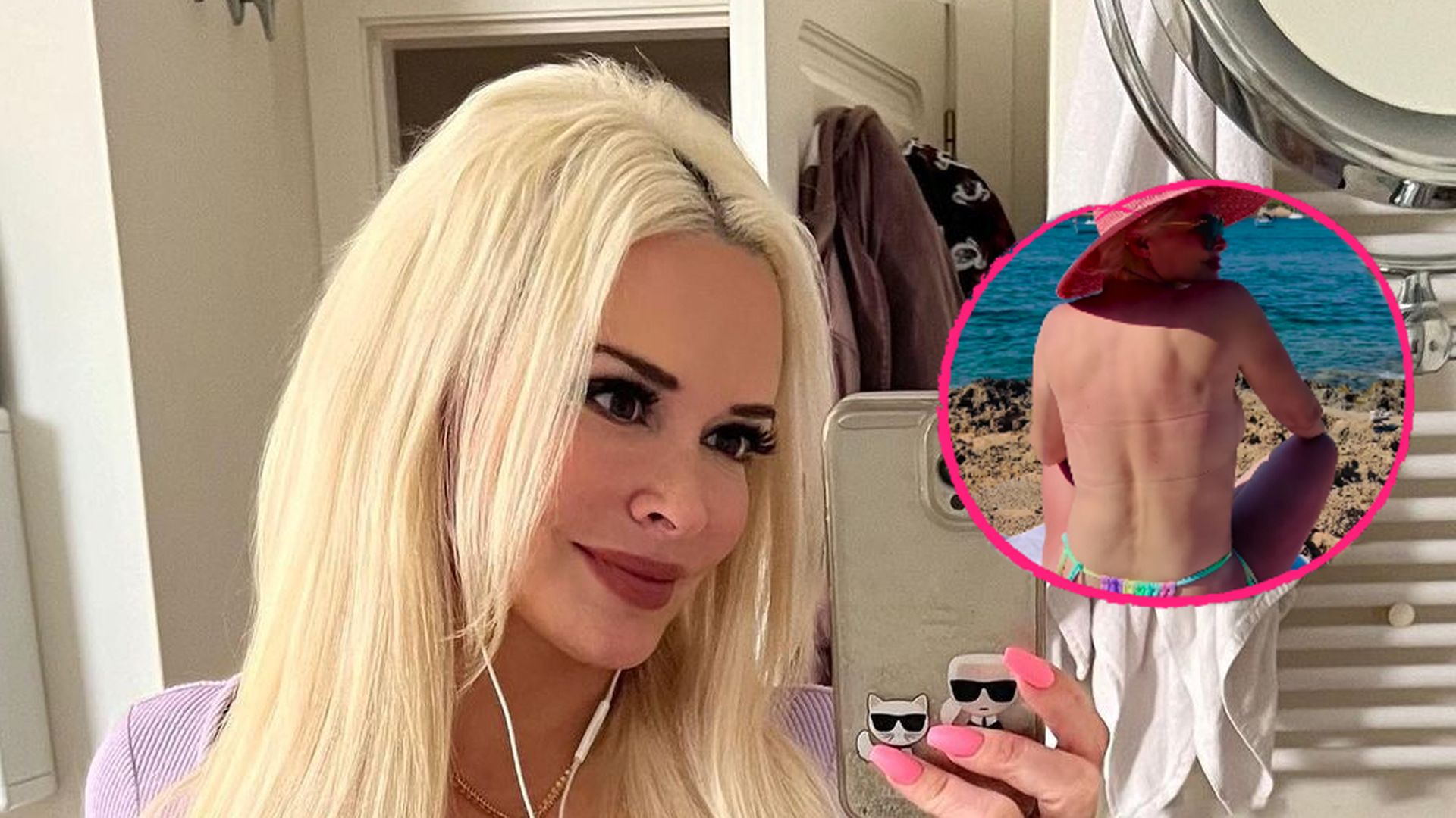 Daniela Katzenberger zeigt sich oben ohne auf Mallorca!