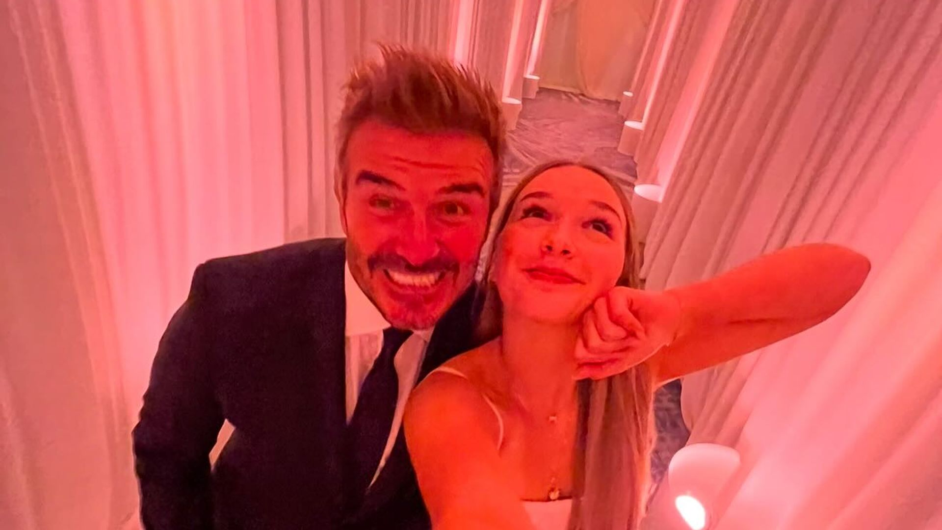 David und Harper Beckham starten 2025 mit Vater-Tochter-Zeit