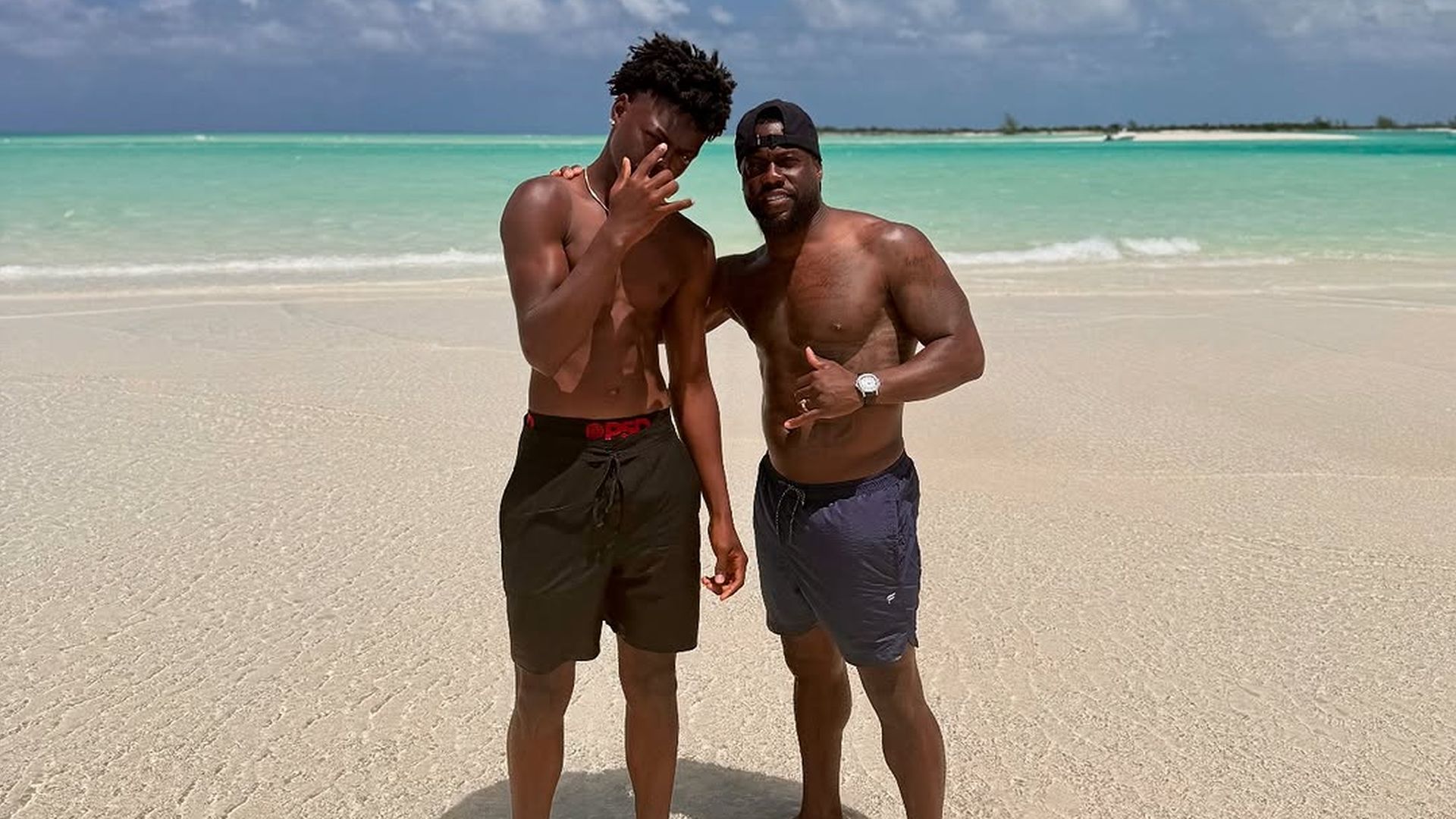 Kevin Hart ist schockiert: Sein Sohn ist viel größer als er