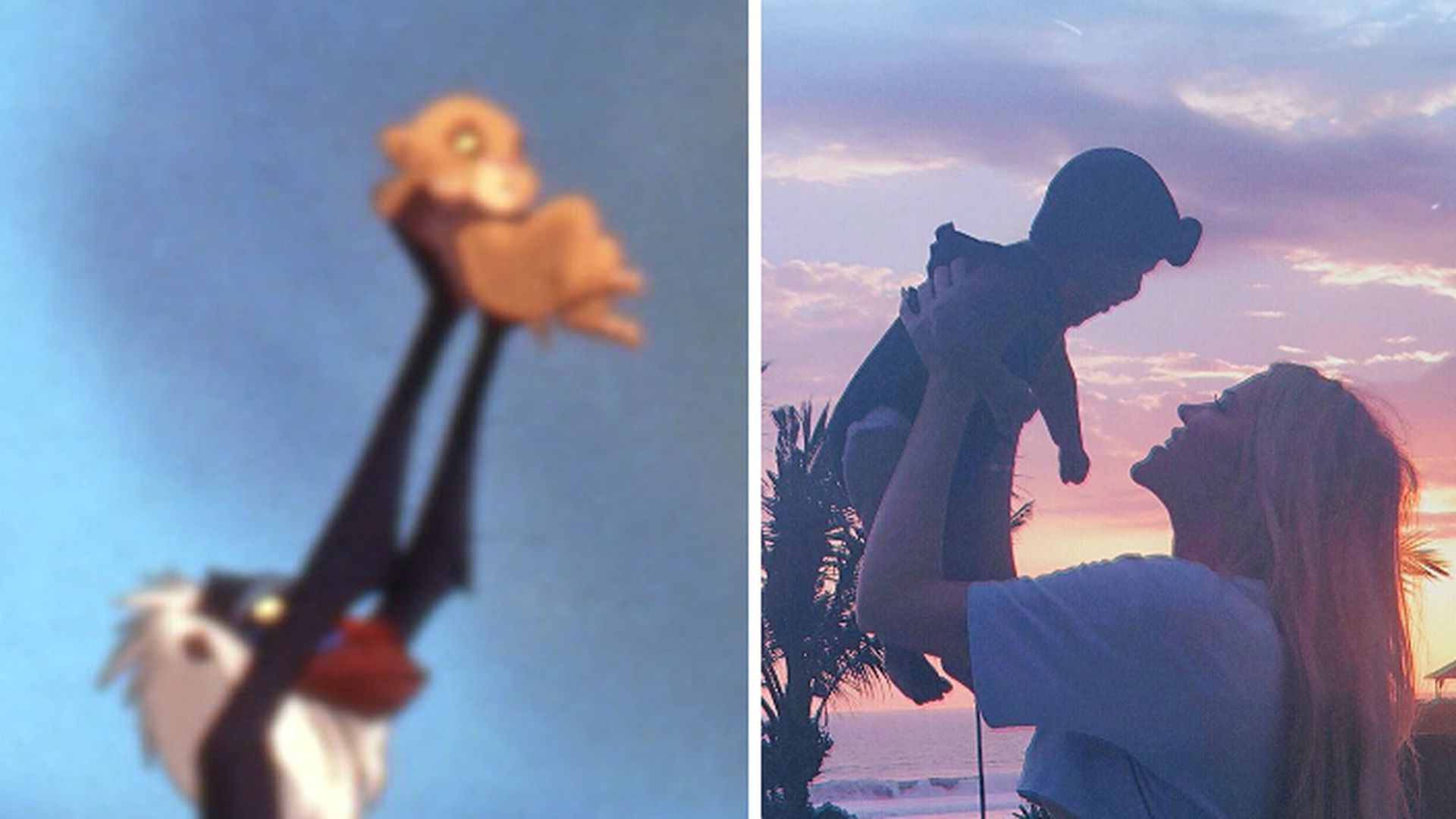 "König der Löwen"-Stil: Khloe K. hält True wie Baby-Simba!