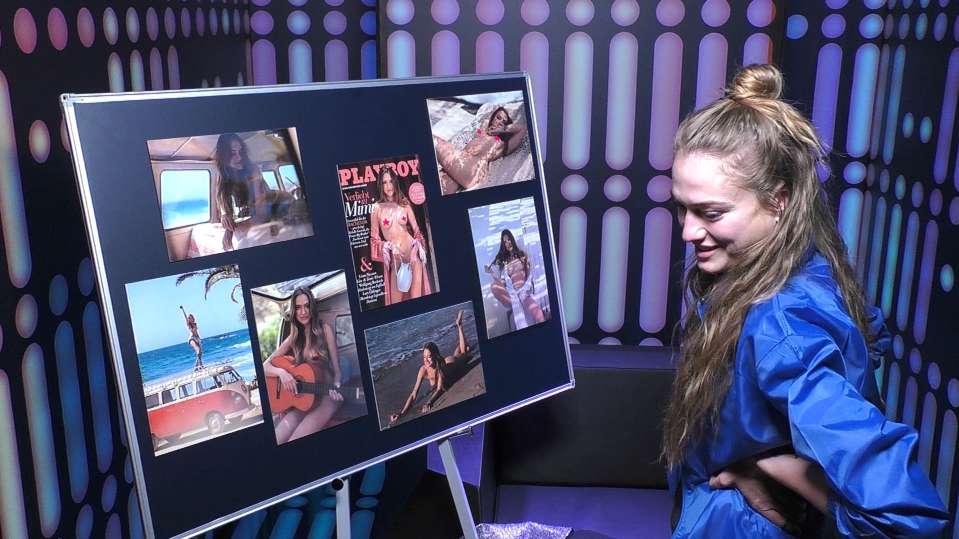 Bei Promi BB: Mimi sieht Playboy-Bilder zum ersten Mal