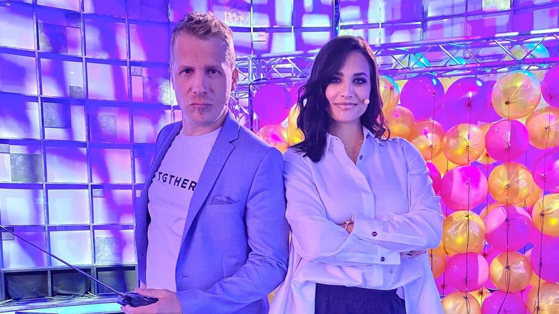 Gemeinsamer Auftritt: Oliver und Amira Pocher mussten weinen