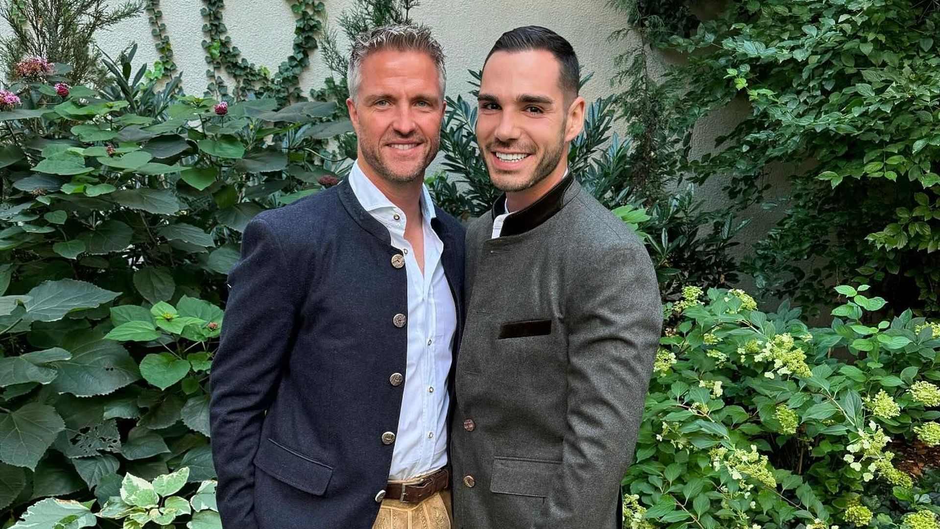 Ralf Schumacher und sein Étienne genießen das Oktoberfest