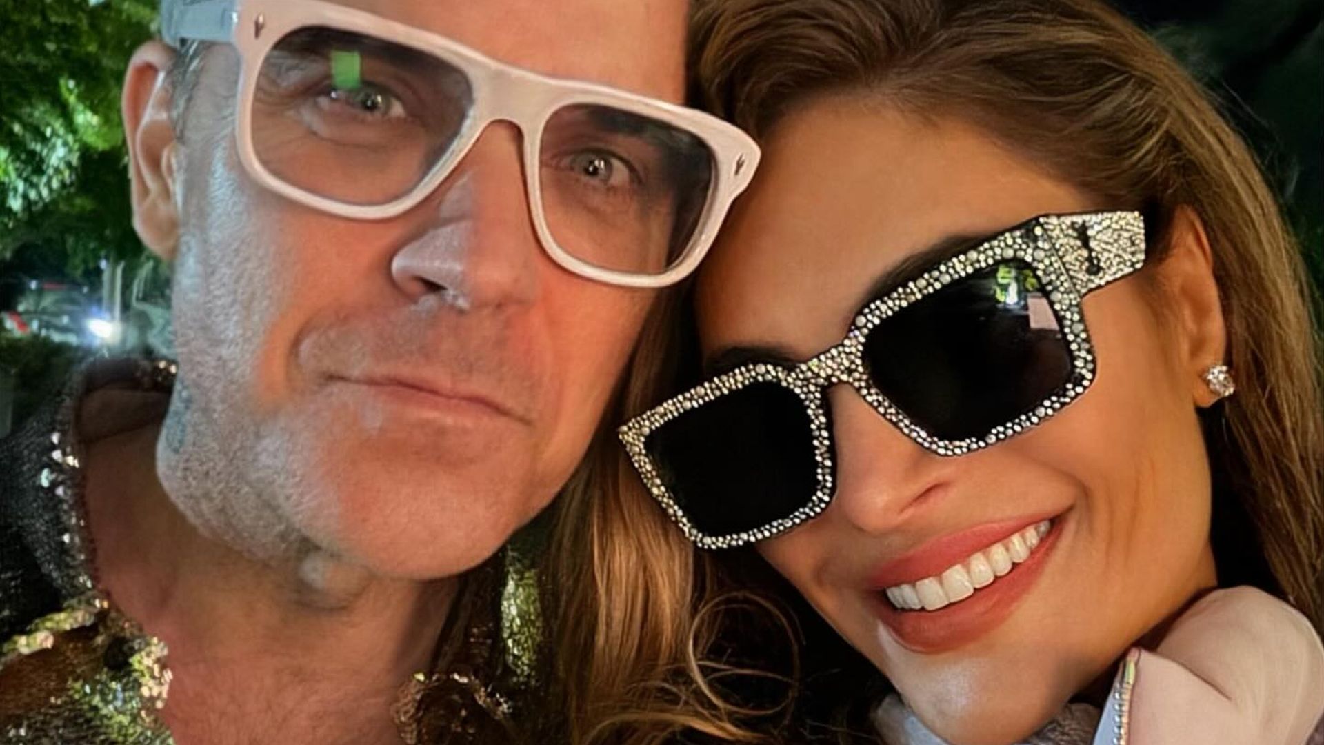 So cool feierten Robbie Williams und Ayda ins neue Jahr rein