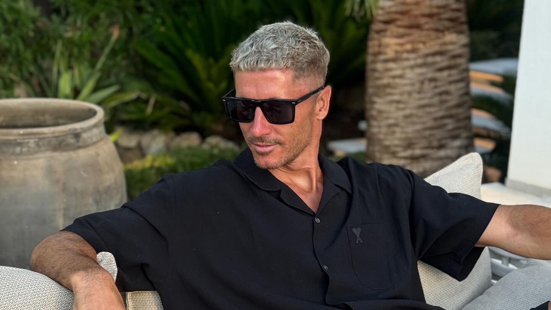 Kaum erkannt: Robert Lewandowski zeigt seine neue Frisur