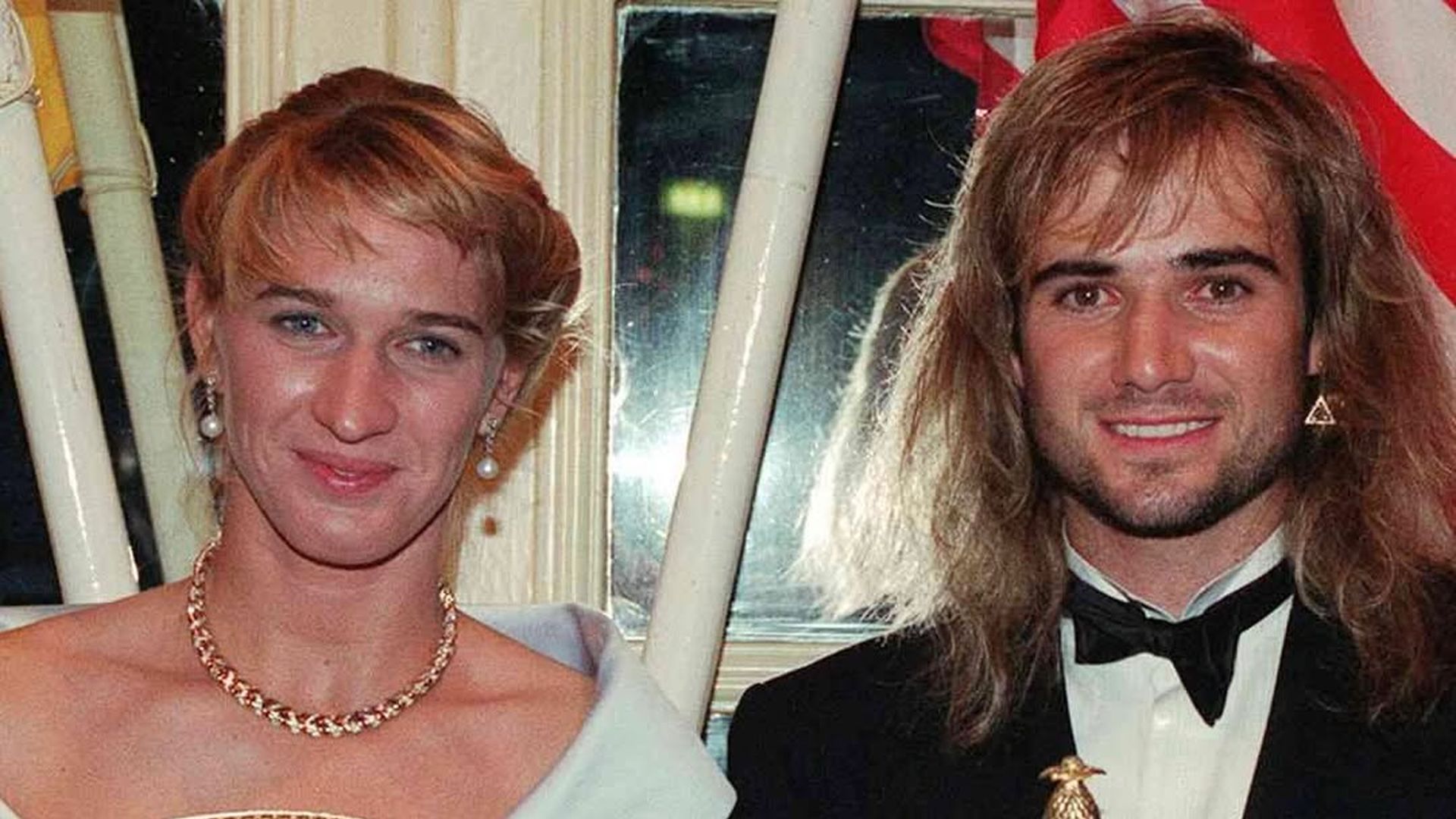 Throwback-Foto: Andre Agassi trug beim Tennis eine Perücke