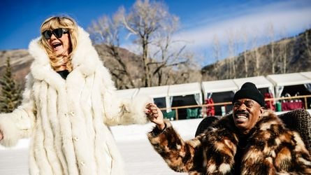 Goldie Hawn und Kurt Russell strahlen verliebt in Aspen