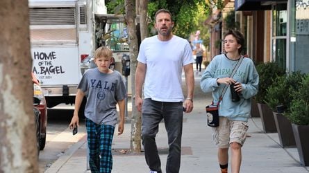 Coole Zöpfchen: Fin Affleck (17) trägt keinen Buzzcut mehr