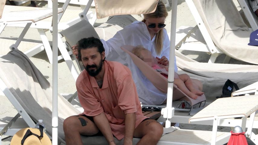 Urlaub mit Baby Isabel: Shia LaBeouf und Mia Goth in Italien